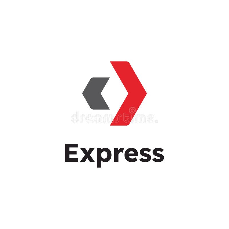 Express Logo Vector Icon Design Illustration Template Stock Vector ...