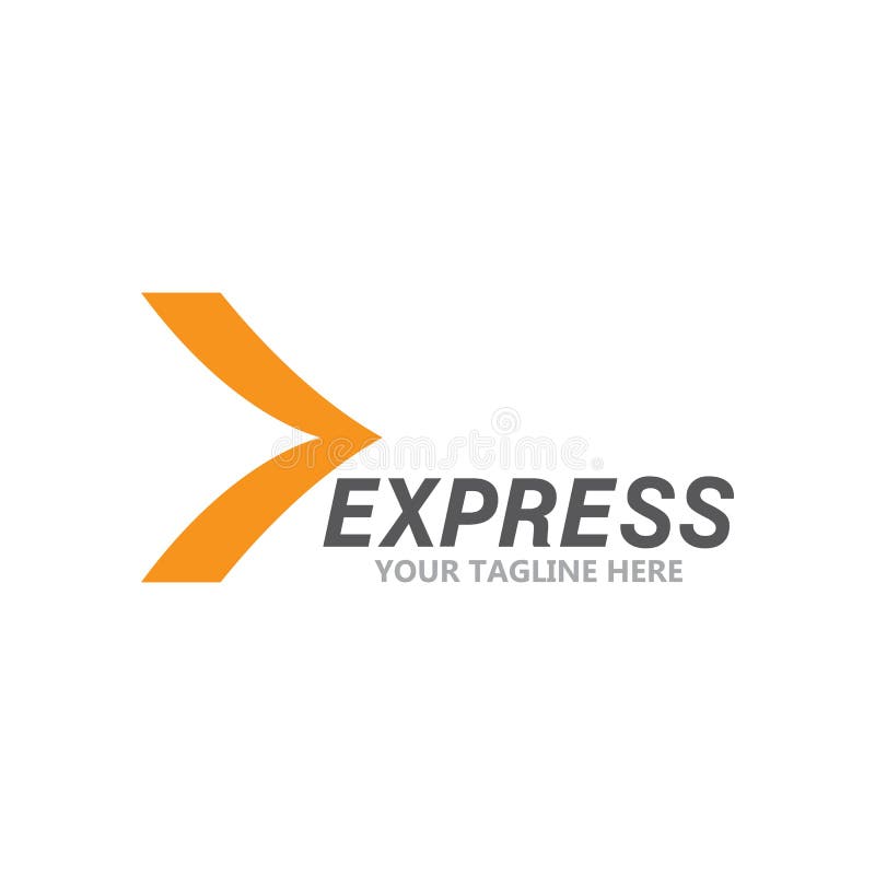 Express logo stock vector. Illustration of train, agency - 156974235