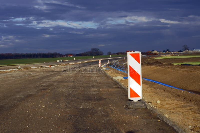 Express road construction stock image. Image of forest - 40760719