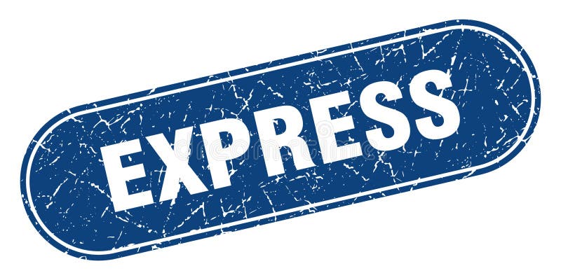 Express Sign. Express Grunge Stamp Stock Vector - Illustration of stamp ...