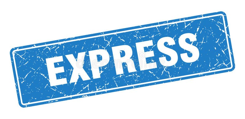 Express Sign. Express Grunge Stamp Stock Vector - Illustration of stamp ...