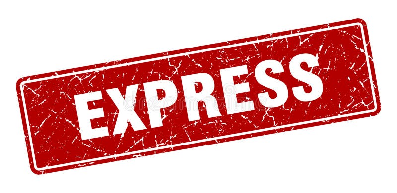 Express Sign. Express Grunge Stamp Stock Vector - Illustration of stamp ...