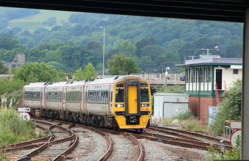 Express Sprinters Approaching Llandudno Junction Editorial Photo ...
