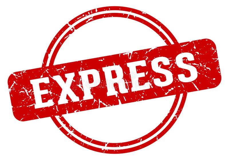 Express stamp stock vector. Illustration of insignia - 365329218