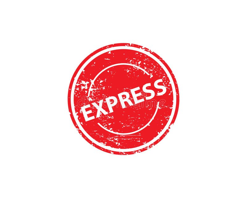 Express Stamp Vector Texture. Rubber Cliche Imprint Stock Vector ...