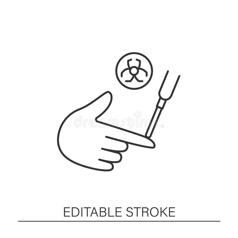 Express test line icon stock vector. Illustration of research - 245139113