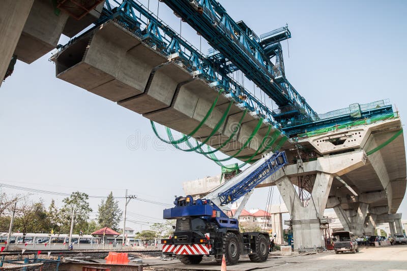 Express Way Construction Site Stock Photo - Image of architecture ...