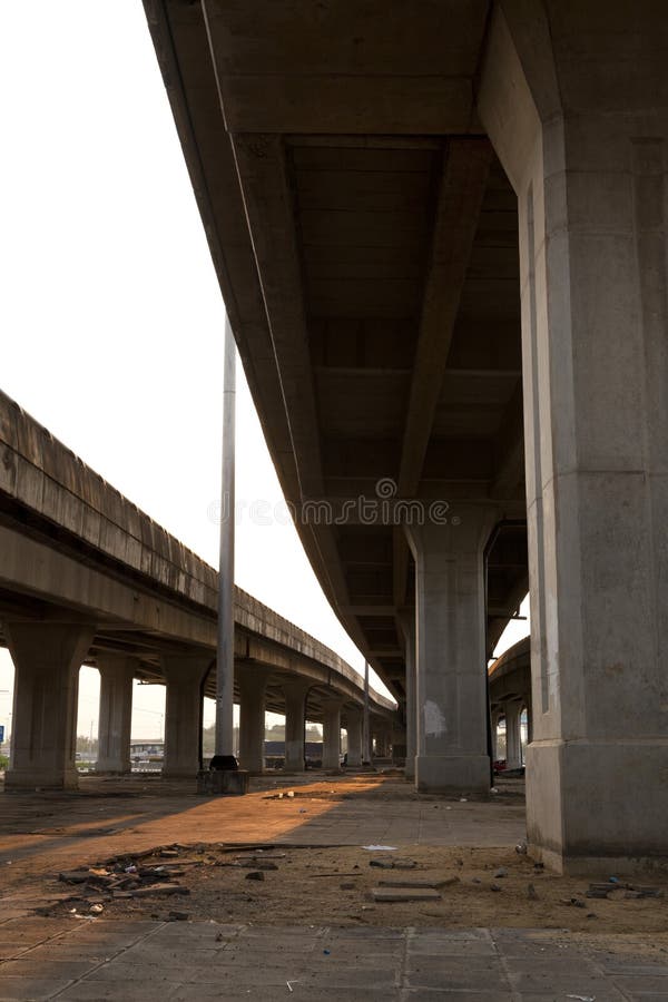 Express way stock image. Image of elevated, night, highway - 54042393