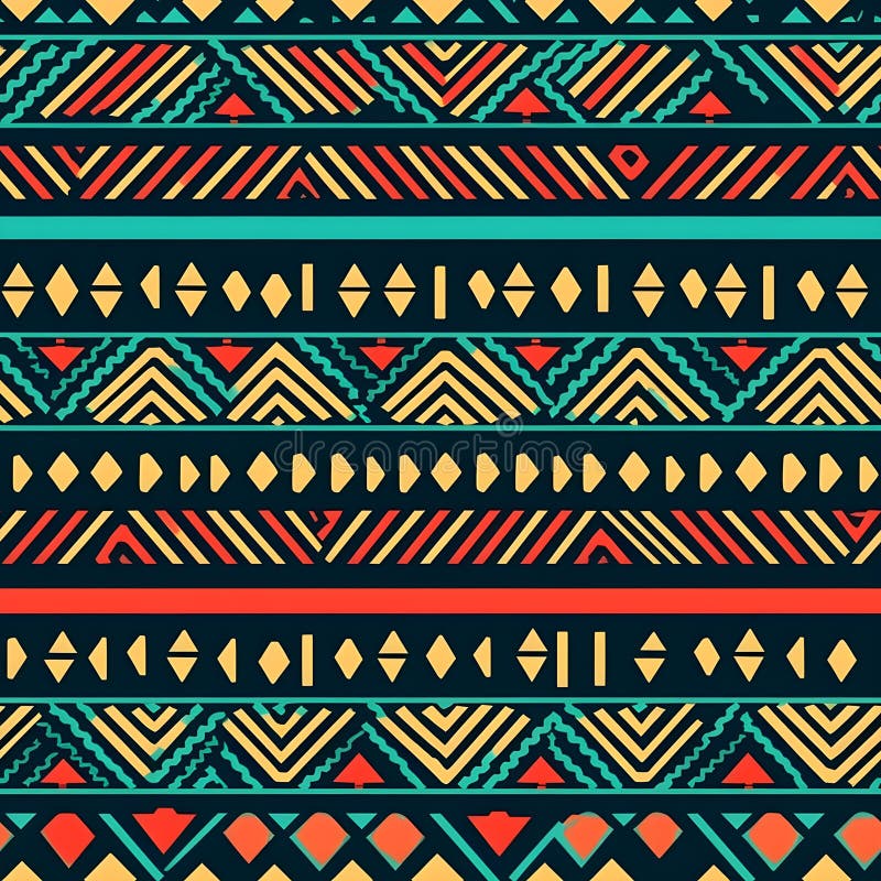Express Your Creativity with Seamless Aztec Patterns Stock Illustration ...