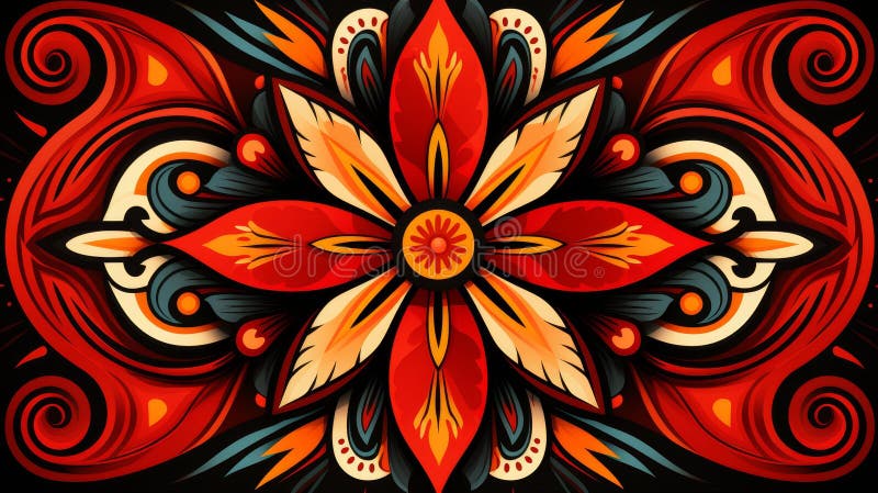 Express Your Style with this Modern Block Print Pattern Featuring ...