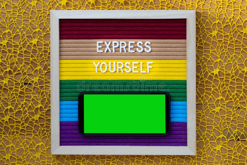 Express Yourself Words Stock Photos - Free & Royalty-Free Stock Photos ...