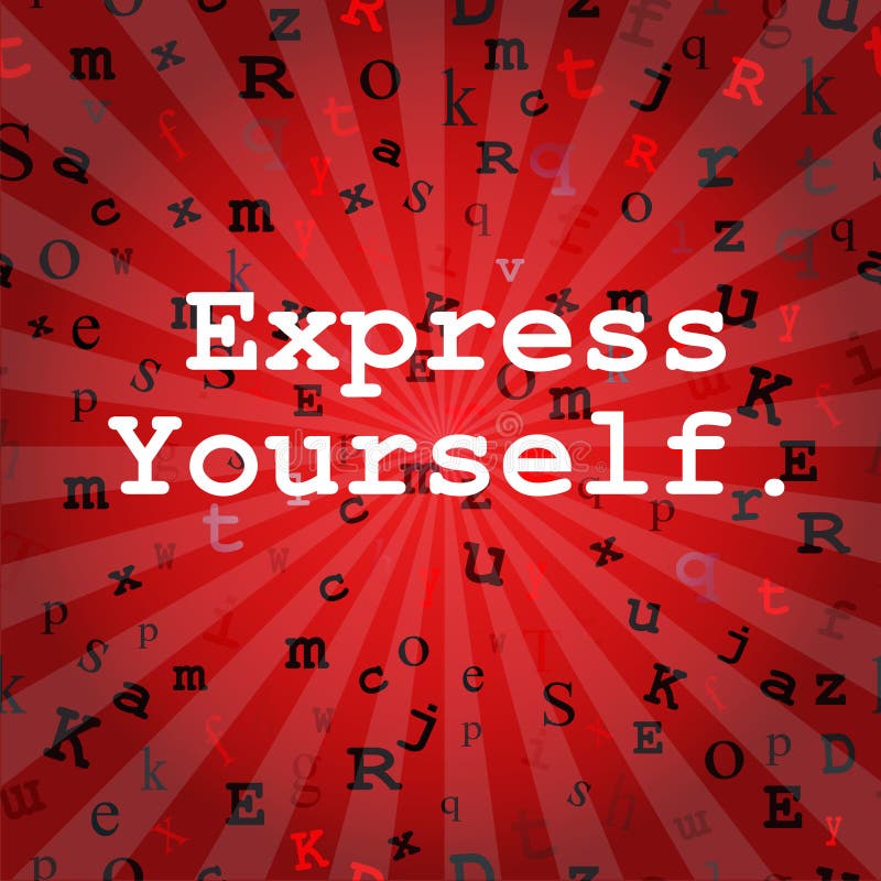 Express Yourself Stock Illustrations – 607 Express Yourself Stock ...