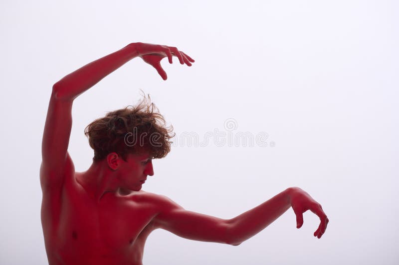 Expressing Creativity through Elegant Dance Movements Stock Image ...