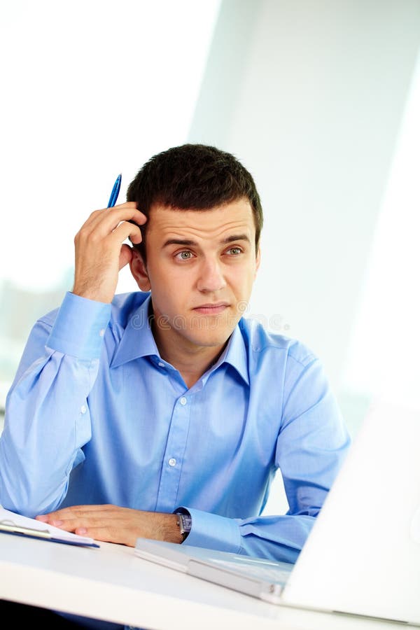 Expressing doubt stock image. Image of male, contemporary - 22465325