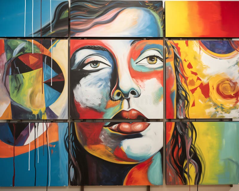 Expressing Feelings and Finding Calm through Creativity Stock ...