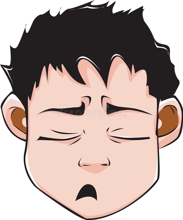 Expression stock vector. Illustration of feelings, pain - 29430900