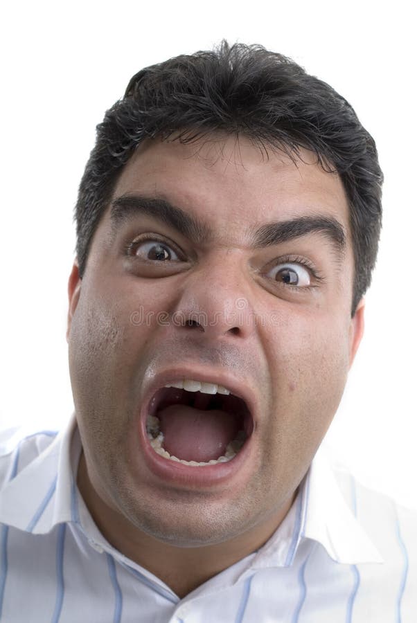 Fear Face stock photo. Image of face, clown, portrait - 10637444