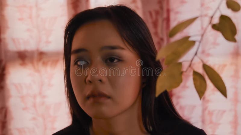 The Expression on a Blind Woman S Face while Touching Something on Her ...