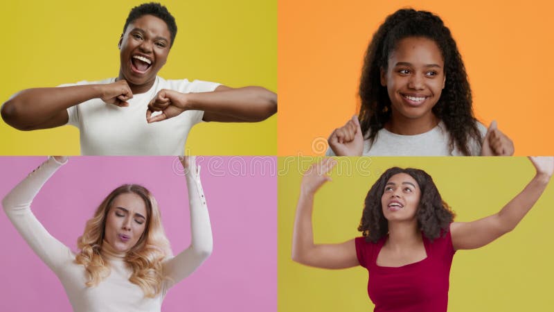 Expression of Emotions through Diverse Gestures and Joyful Celebration ...