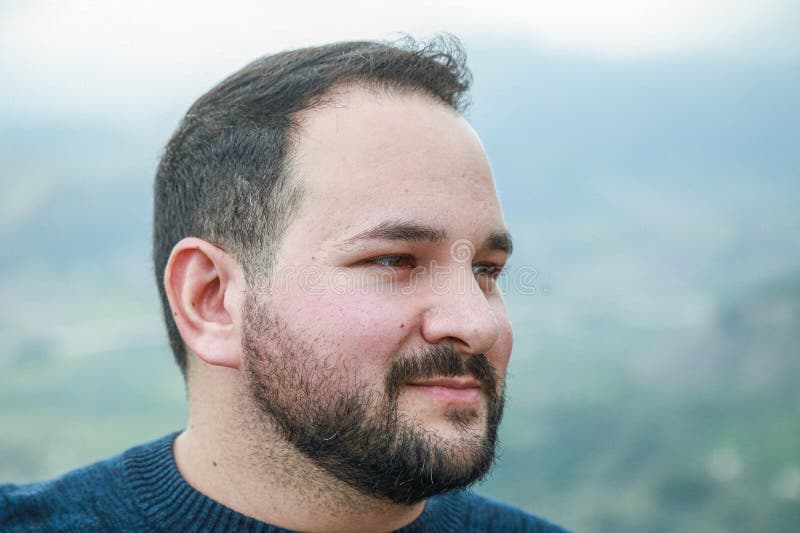 Calm and Relax for a Man Outdoor Stock Image - Image of satisfaction ...