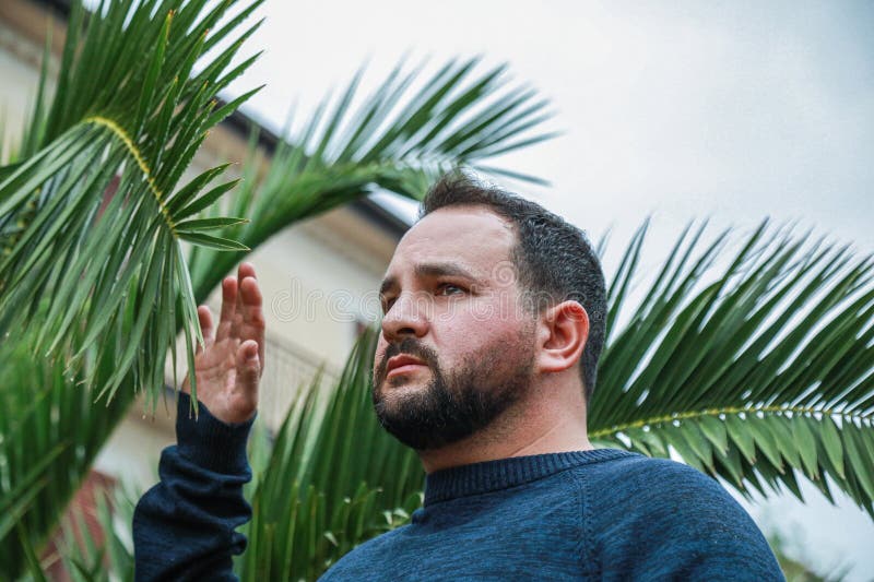 Suspicion in the Eyes of a Worried Man Stock Image - Image of perplexed ...