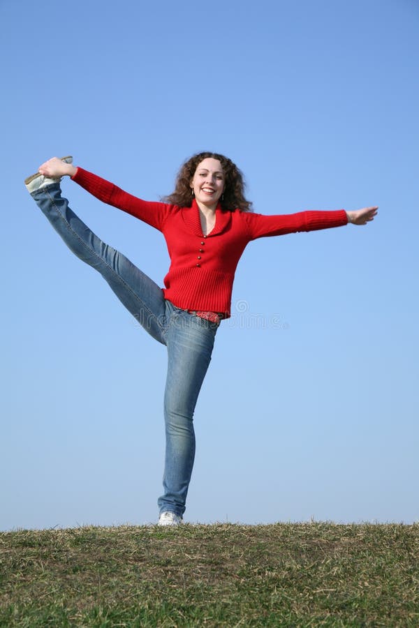 Expression girl stock photo. Image of flexibility, girl - 2191122