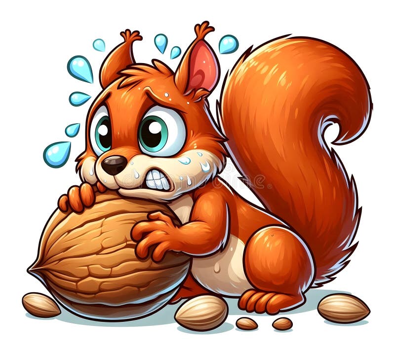 Hard nut stock illustration. Illustration of background - 52821946