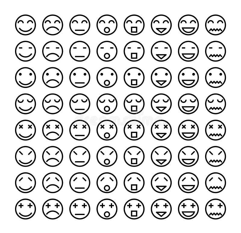 Expression icon stock vector. Illustration of head, textures - 6775317