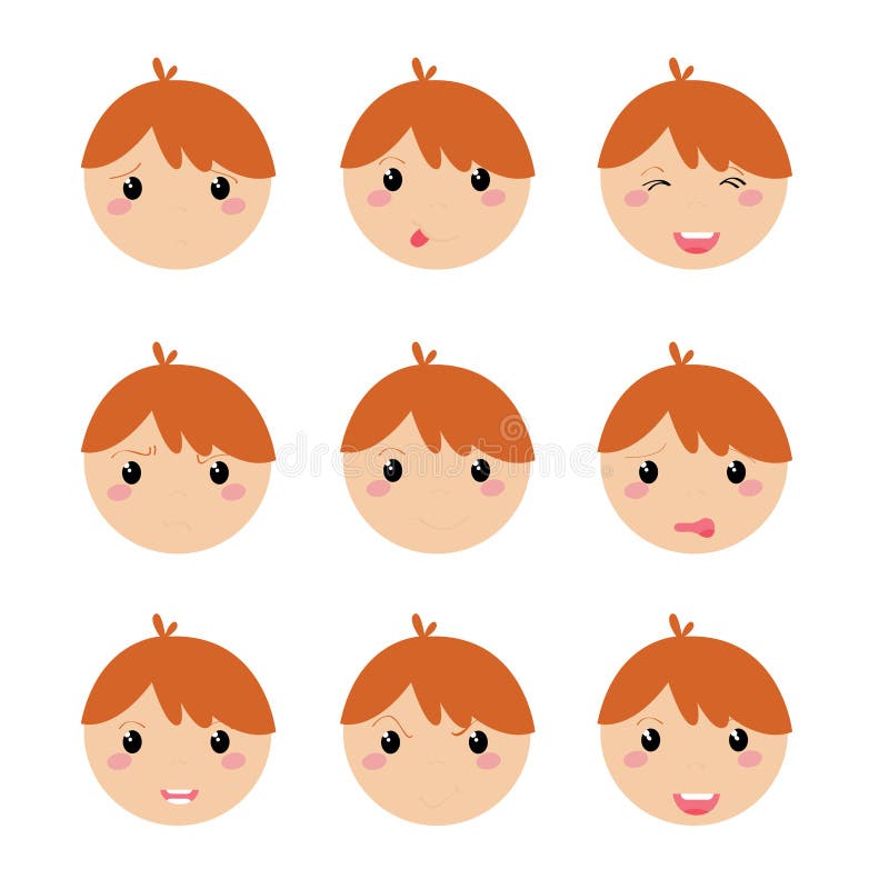 Expression icons stock vector. Illustration of button - 72844364