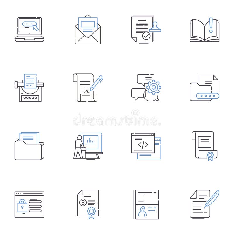 Expression Line Icons Collection. Emotion, Articulate, Body Language ...