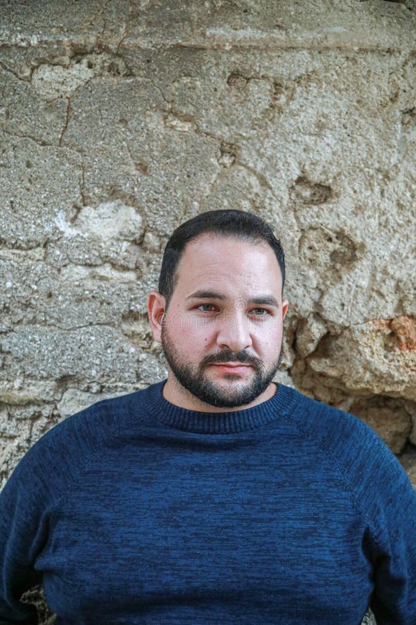 Expression of a Man Waiting the Friend Stock Photo - Image of patient ...