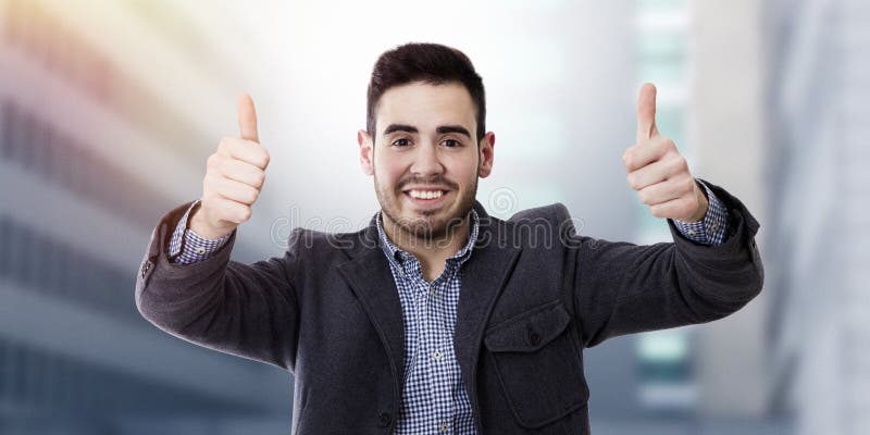 Expression of Okay Young Man Stock Photo - Image of gestures, model ...