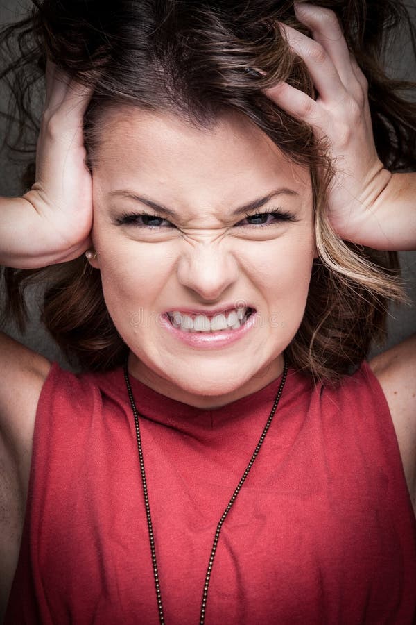 Expression portrait stock image. Image of pretty, eyebrow - 38523667