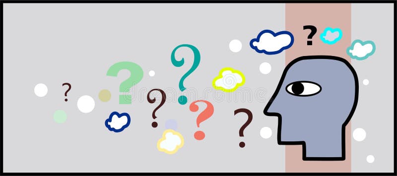 Expression Question Face Icon Vector Lateral, Analytical Logical ...