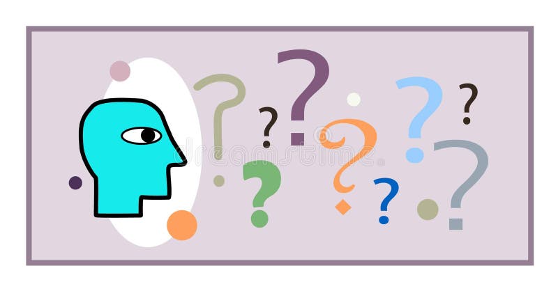 Expression Question Face Icon Vector Lateral, Analytical Logical ...