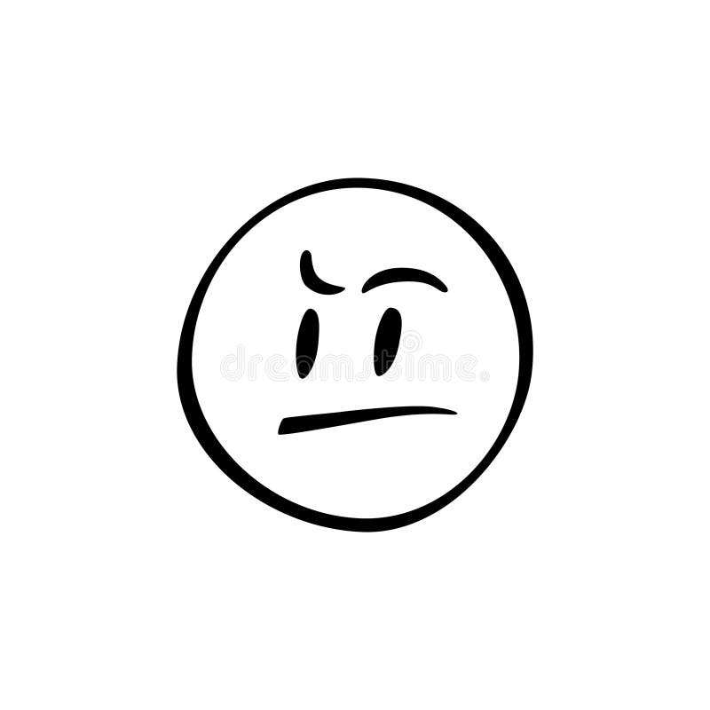 Expression of Skepticism and Doubt in Minimalist Black and White Design ...