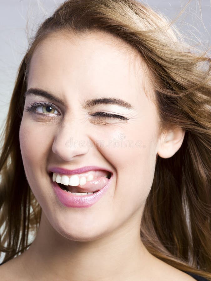 Expression woman stock image. Image of happiness, friendly - 18924901