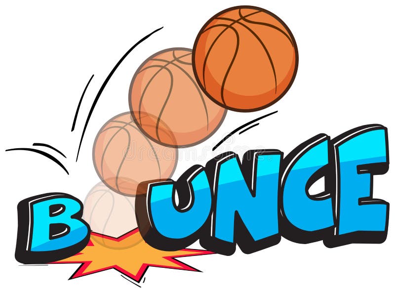 Bouncing Basketball Clip Art