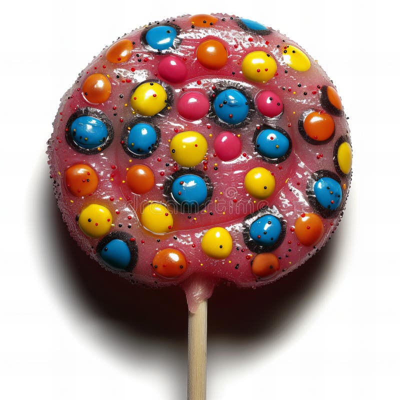 Expressionism Art Style , Lollipops Design , Isolated on White Background , High Resolution ...