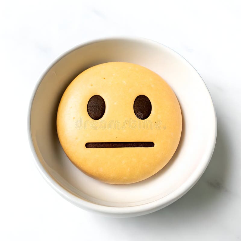 Expressionless Face Emo stock illustration. Illustration of ...