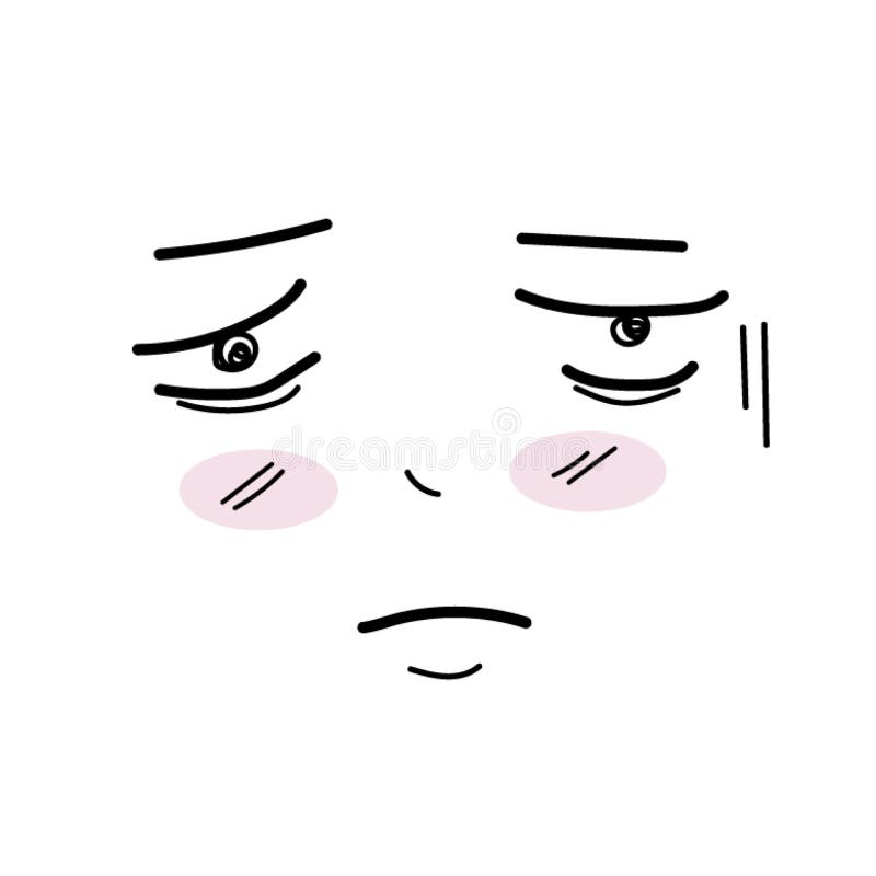 The Expressions and Emotions of the Cartoon Characters. Stock ...