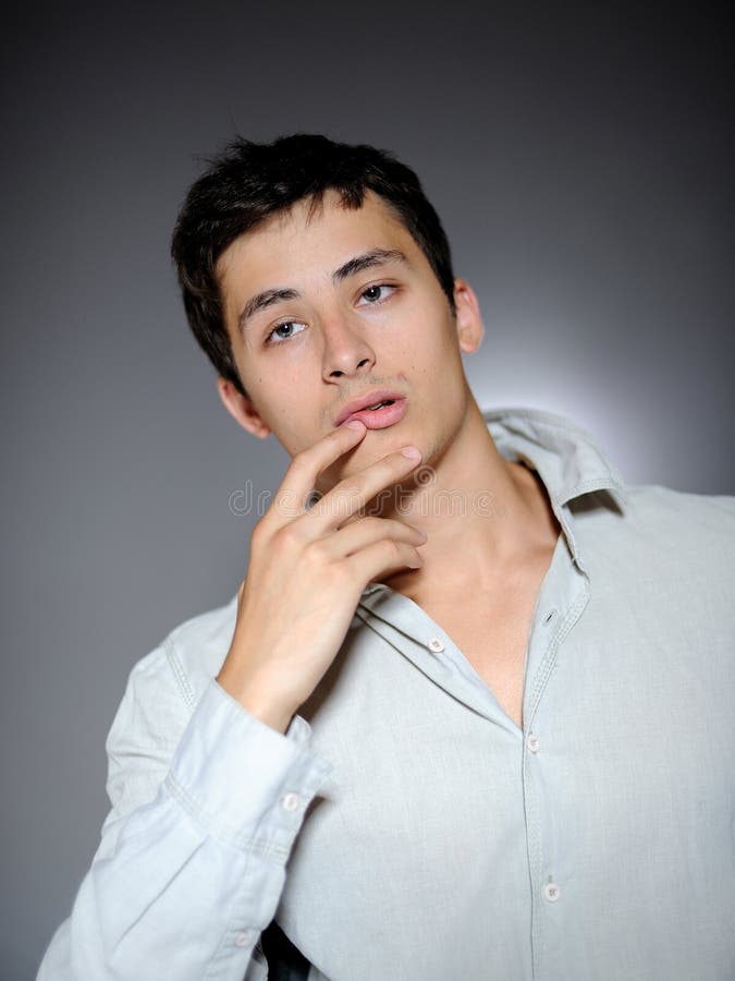 Sadness stock photo. Image of blonde, portrait, expression - 22416194