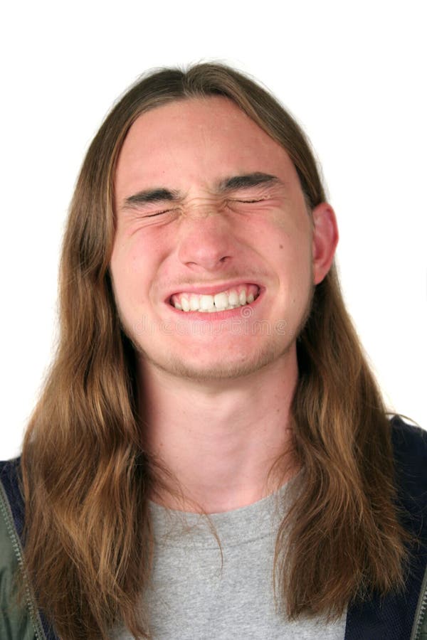 Expressions - Painful Grimace Stock Photo - Image of agony, grimace: 175540