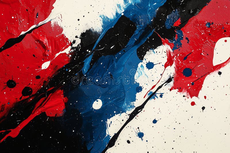 Expressive Abstract Paintings with Dynamic Color Contrasts and Textures ...