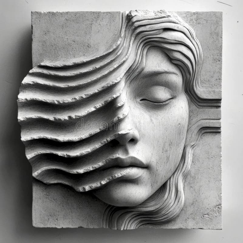 An Expressive Abstract Sculpture Merging Beauty and Art. this Piece ...