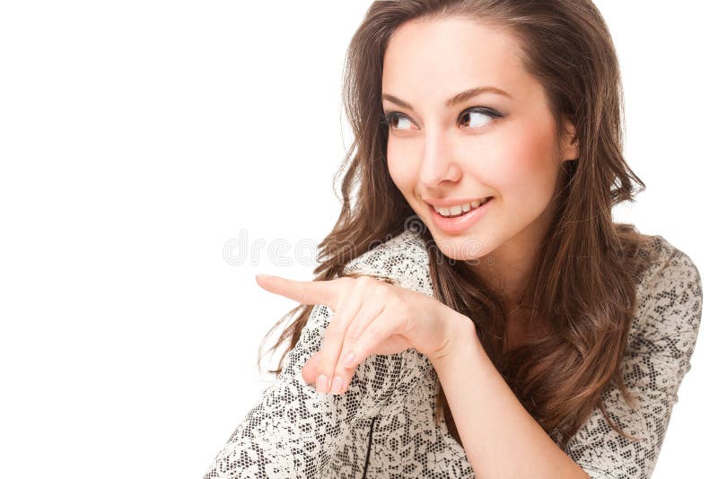 Expressive Brunette Beauty. Stock Photo - Image of pretty, gorgeous ...