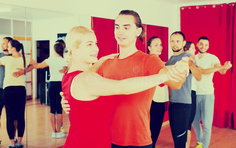 Expressive Couple of Dancers in Vintage Retro Style Outfits Dancing ...