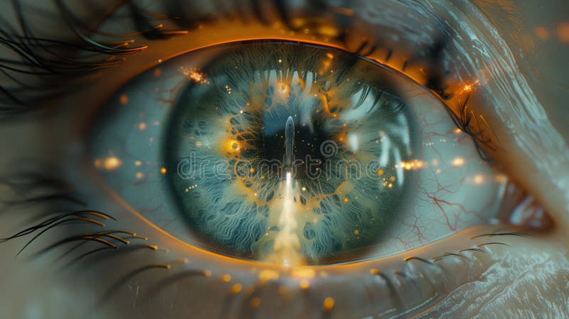 Expressive Eye Capturing the Launch of a Rocket Ship in Its Reflection ...