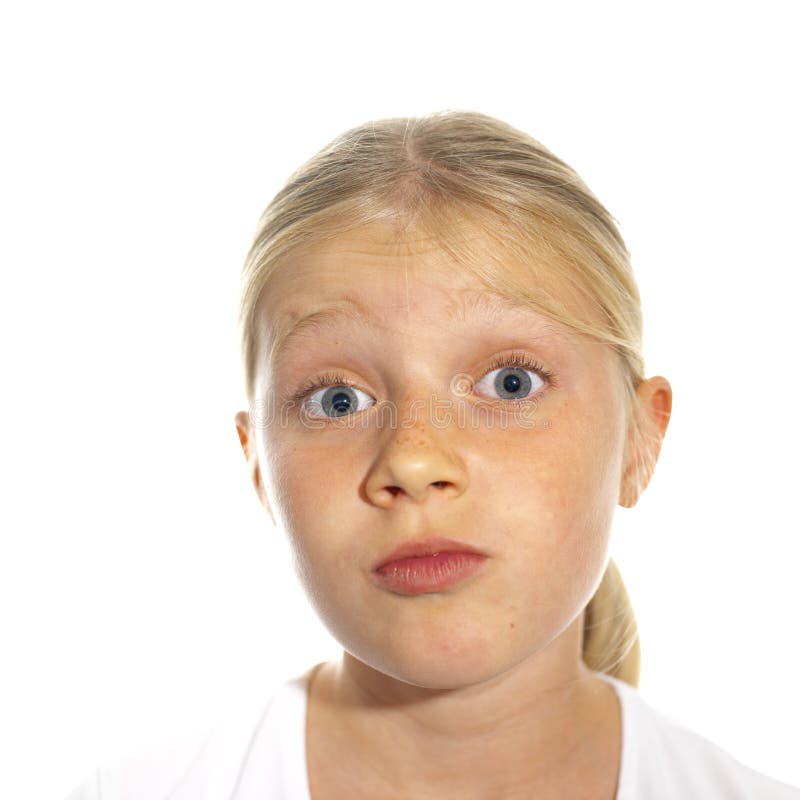 Expressive Girl S Face : Dissapointed Stock Photo - Image of hanging ...