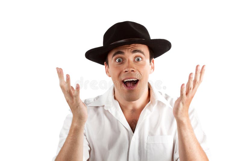 Happy surprised man stock photo. Image of looking, business - 30751530